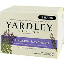 Yardley London 4-Pack English Lavender Moisturizing Bath Soap Bar, 4.0 ...