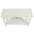 Valencia Traditional Farmhouse Console Table - White - Walmart.com