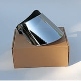 Premium Adjustable Solar Headband Sun Visor - UV Protection, Black ...