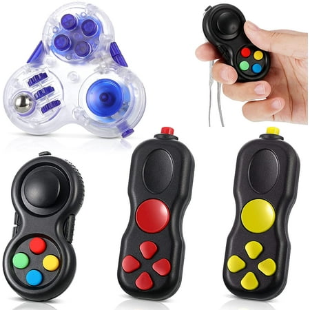 4 Pieces Fidget Controller Pad Toys, Fidget Controller Pad, Handheld ...