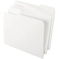 Pendaflex Colored File Folders 1/3 Cut Top Tab Letter White 100/Box ...