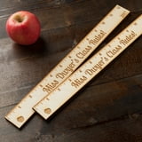 Personalized Birch Plywood Ruler - Customizable Teacher Gift - Walmart.com