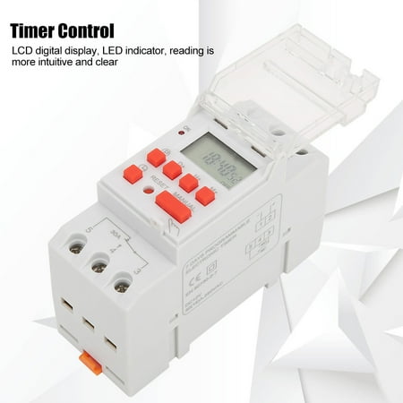 Time Relay, 35mm DIN Rail Mounting 12V DC 30A Timer Switch Countdown ...