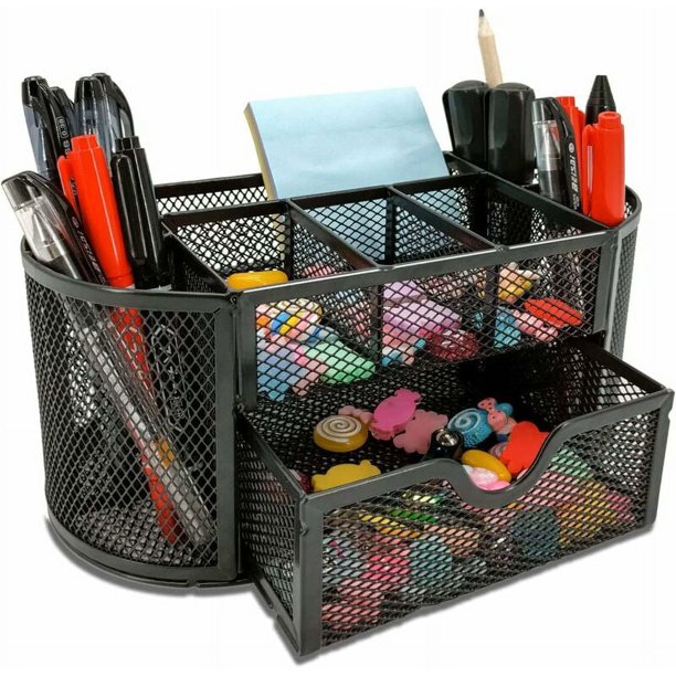 Desk organizer and accessories, network organization, space saving ...