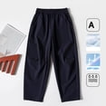 AHTJRT Hiking Pants for Girls Loose Straight Leg High Elastic Waist ...