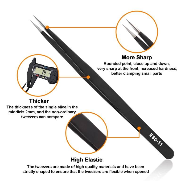 Near Me 2 Pcs Fine - Precision Curved & Straight Tips, Soft Grip ...