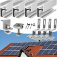 Pv Solar Module Bracket Mounting Rail Brick Roof Rack Set For Camping ...