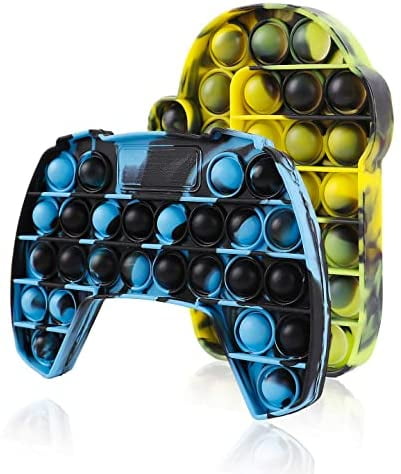 2 Packs Pop Sensory Bubble Gift Fidget Toy, Popper Push Figetget ...