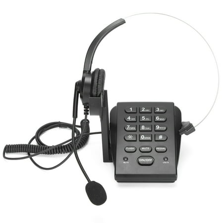 Call Center Telephone With Headse, Noise Cancellation Call Center ...