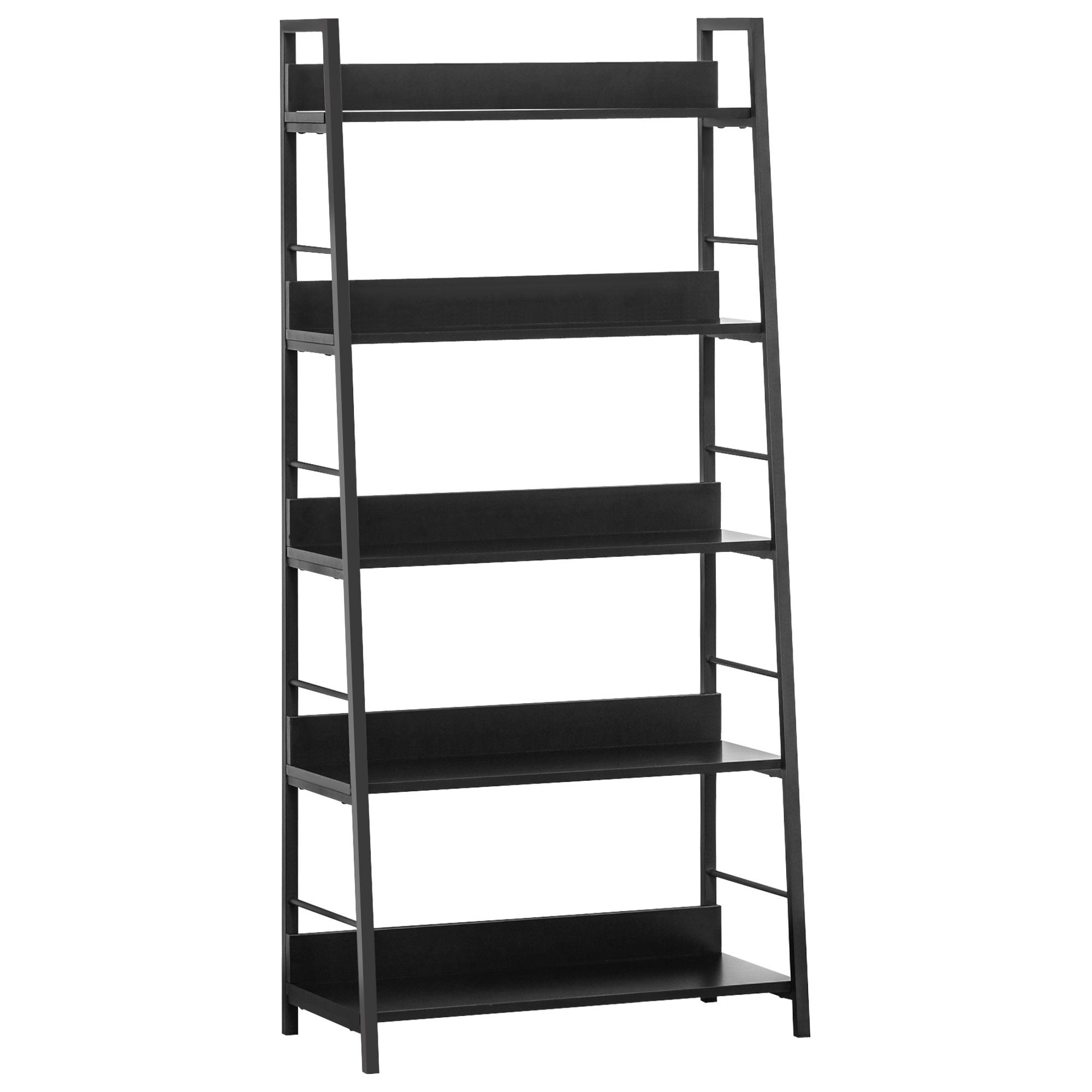 Click here for Homcom Modern 5-Tier Bookshelf Storage With Metal... prices
