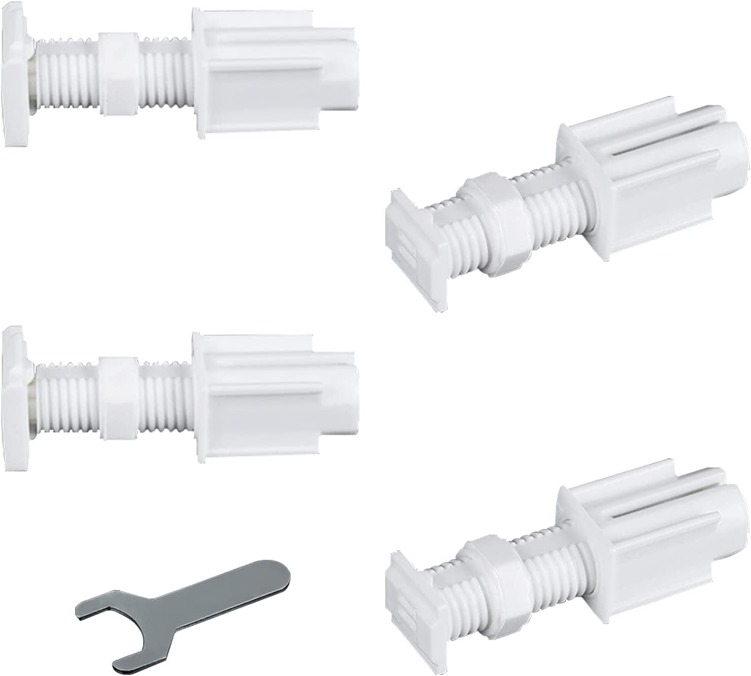 Venetian Blinds No Drill No Tools, 4PCS Adhesive Blinds Bracket ...