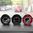 Agiufgs Car Clock Ornament Carbon, High-Definition Backlit Display with ...
