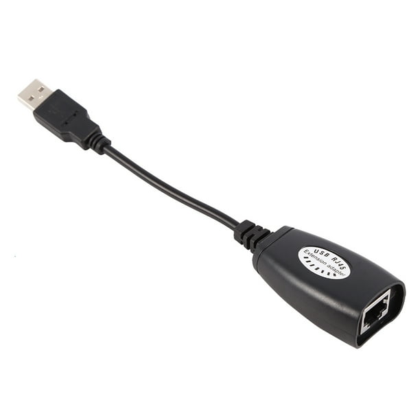 USB Extender, Extension Cable Connector Adapter Ethernet Extender USB ...
