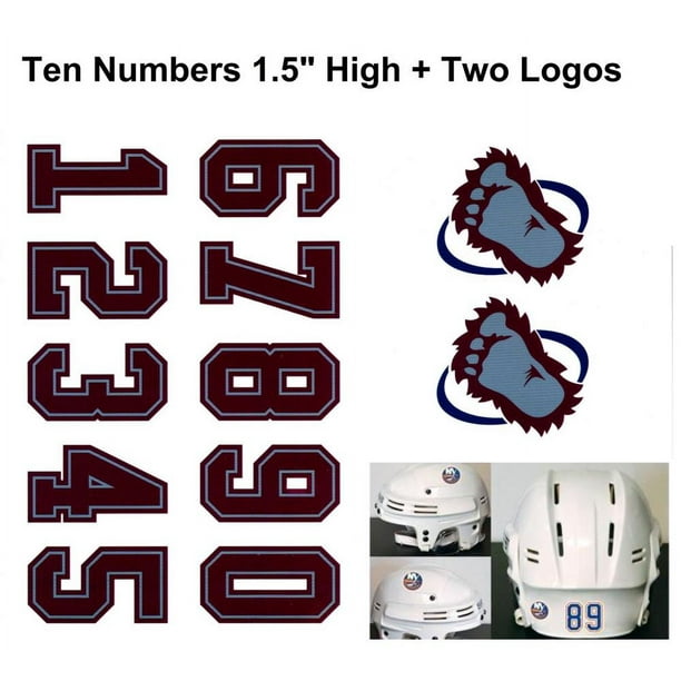 Colorado Avalanche NHL Hockey Helmet Decals Set + Two Logos - Walmart.ca