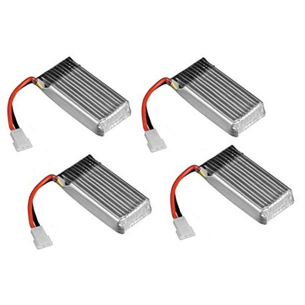 4 x Quantity of DBPower RC Quadcopter Drone Battery 3.7v 380mAh 25c Li ...