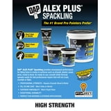 DAP Alex Plus Spackling, 32 oz, Ready-to-Use Drywall Filler, Wood ...