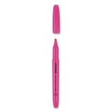 Universal Pocket Clip Highlighter, Chisel Tip, Fluorescent Pink Ink ...