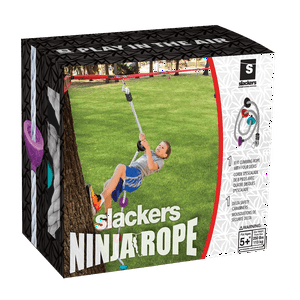 Slackers 8 ft Multi-Color Climbing Rope - Best Outdoor Ninja Warrior ...