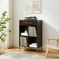 Juno Cube Bookcase Record Player St with Storage for Vinyl Records ...