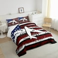 Erosebridal American Flag Bedding, Military Airplane Comforter Set ...
