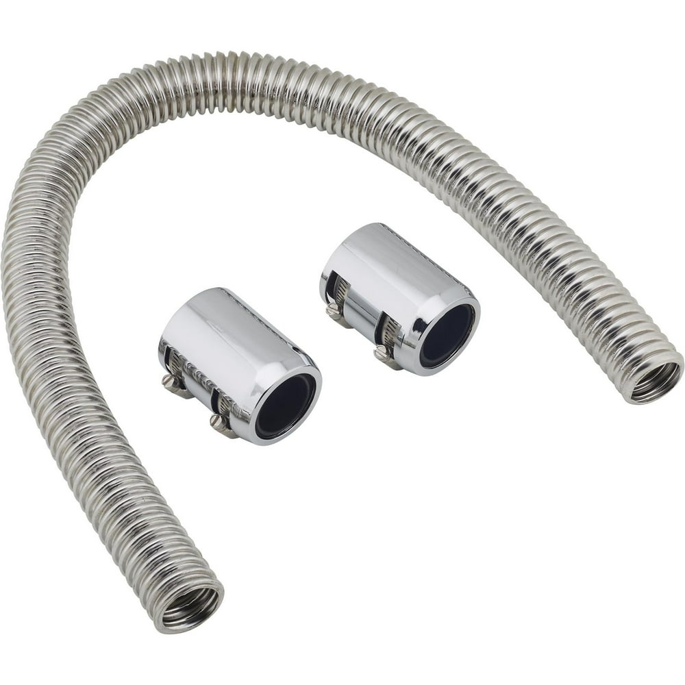 36 Inch Chrome Flex Radiator Hose Kit - Walmart.com - Walmart.com