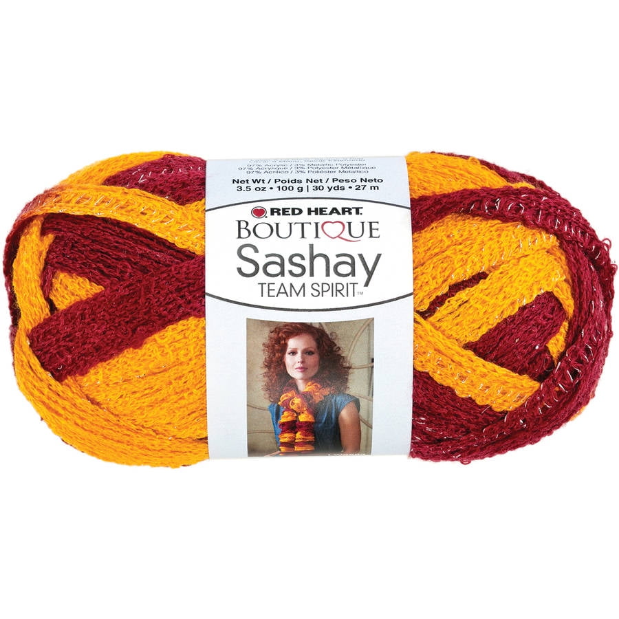Red Heart Boutique Sashay Team Spirit Yarn Available In Multiple