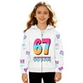 Boys Hoodie Funny 67 Creams Drips Graphic Hoodie Cool Number Meme ...