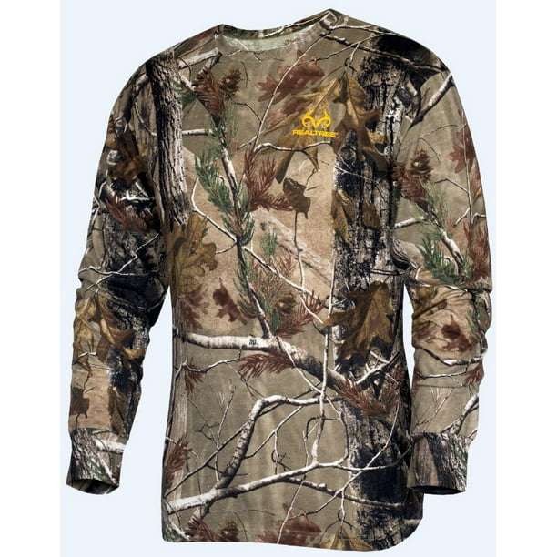 Men's Long Sleeve Tee Shirt - Realtree - Walmart.com - Walmart.com