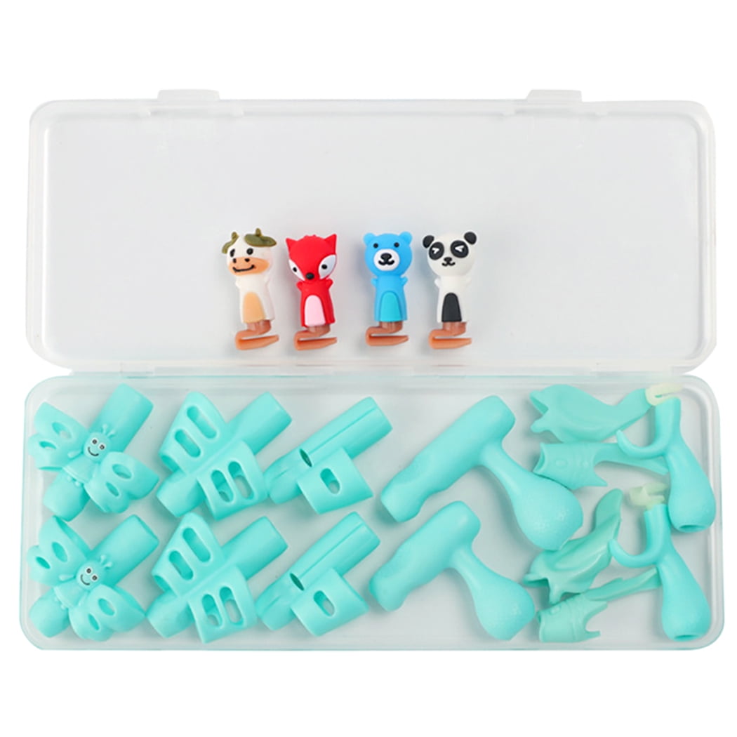 Pencil Trainer 6 Stages 14PCS Pen Grippers Handwriting Grippers with ...