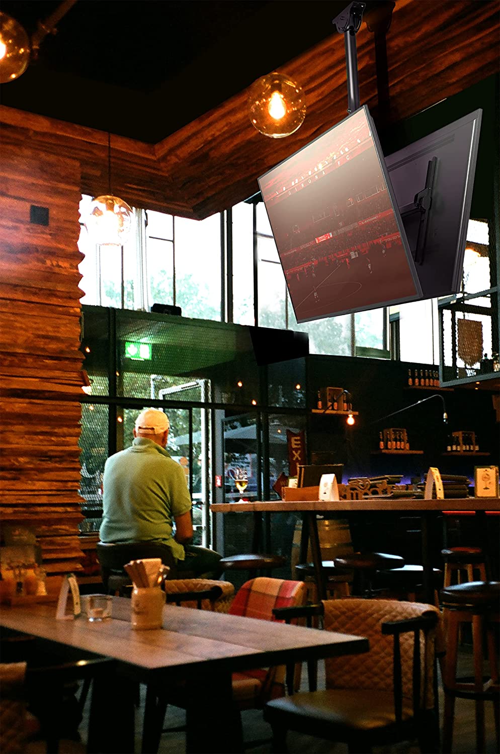 Buy ProMounts Dual-Sided TV Ceiling Mount for 37 to 80-inch Flat and ...