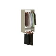 Easy Track 2-Shelf Double Hanging Closet Organizer System, White ...