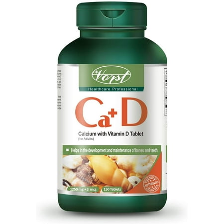 Vorst Calcium Carbonate 1250 mg + Vitamin D3 150 Tablets | Walmart Canada