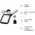 Rectangular Magnifying Glass with Light Magnifier Large Foldable ...