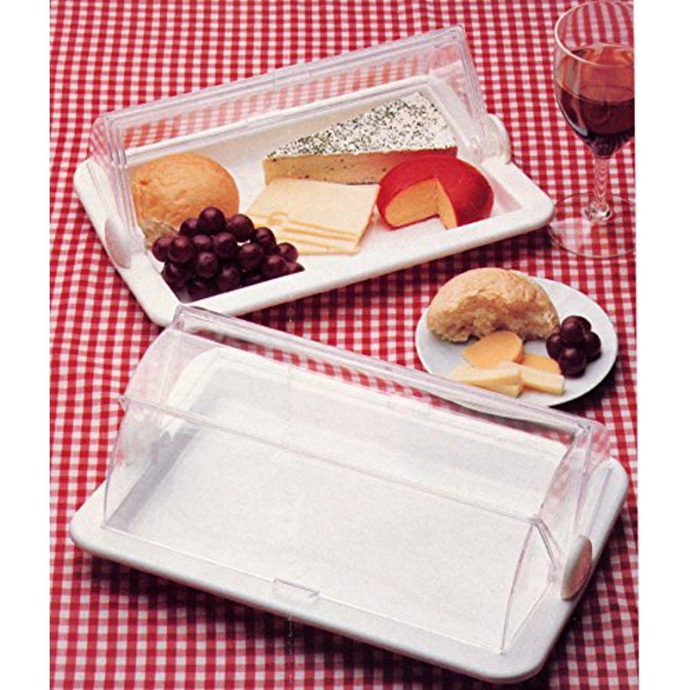 Sana Enterprises Covered Food Storage and Serving Tray - Walmart.com ...