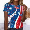 Womens Red White And Blue Shirts American 250 Patriotic Tops Stars And ...