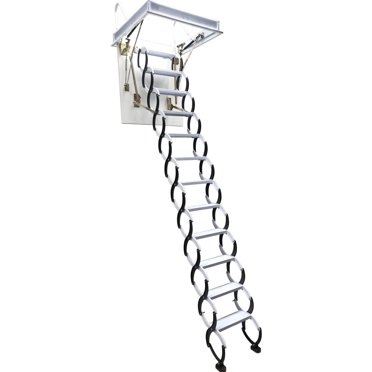 INTSUPERMAI Ceiling Hidden Stairs Telescopic Hatch Ladder Carbon Steel ...