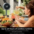 Shark FlexBreeze Outdoor & Indoor Fan with InstaCool Misting Attachment ...