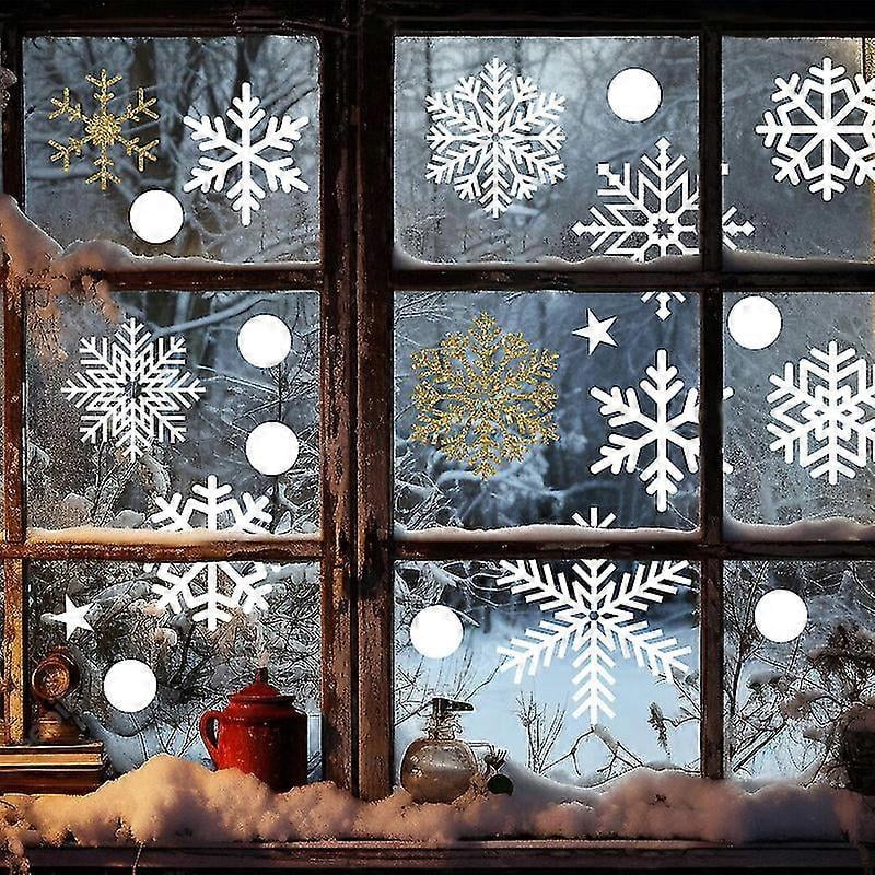 Christmas Window Clings For Glass Windows 5 Sheets Christmas Window ...