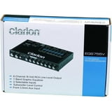 Clarion 0.5-Din Sized Mobile Audio Graphic Equalizer & Crossover with 3 ...