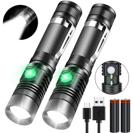 Rechargeable Tactical Flashlight, Led Flashlights High Lumens (include ...