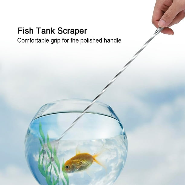 Fish Tank Scraper Plant Tank Scraper Stainless Steel Scraper Rust Roof ...