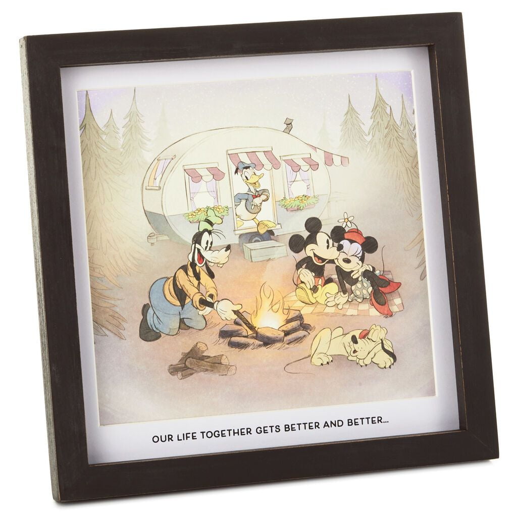 Hallmark Disney Mickey Mouse and Friends Better Together Framed Print ...