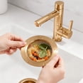 BPPEG 2 Pcs Sink Strainer Stainless Steel Kitchen Sink Drain Strainer ...