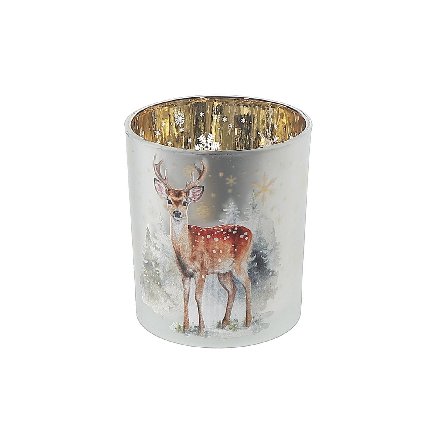 Click here for Ih Casadécor Glass Candleholder Deer Large - Set O... prices