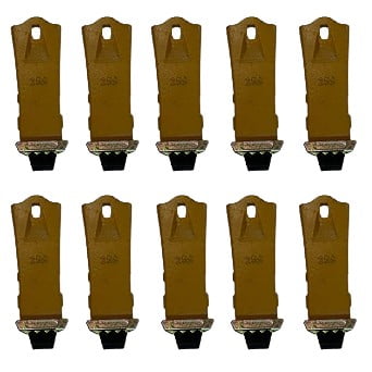 10 PK 25S Digging Teeth WITH 25LK Tooth Locks ,25PN TEETH Pins ...