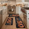 3PCS Kitchen Rugs, Welcome Door Mat set, Home Decoration for Front Door ...