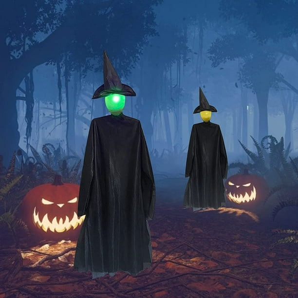 Holding Hands Witch Halloween Decoration Outdoor Scary Creepy Light Up ...