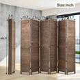 6 Panels 5.75 ft.Tall-15.75" Wide Room Divider Screen Partitions ...