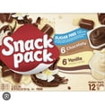 Snack Pack Sugar-Free Puddings - Chocolate & Vanilla Flavor, Family ...