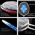 Senston Badminton Rackets Set of 2, Graphite Shaft Badminton Racquets ...